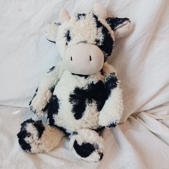 Jellycat | Toys | Jellycat Bashful Cow Calf Black And White Small Horns ...